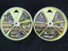 02180-006 EAGLE CLAW Rubber Core Twist Lock Sinkers Dial
