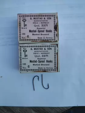 3371 MUSTAD Sproat Fishing Hooks