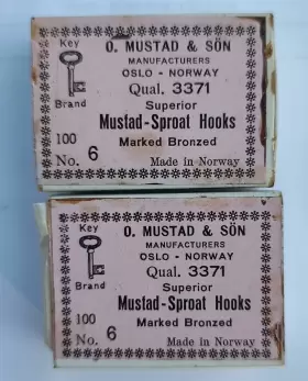 3371 MUSTAD Sproat Fishing Hooks