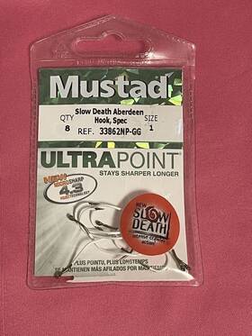 33862GG-01 MUSTAD Death Hooks Intense Crawler