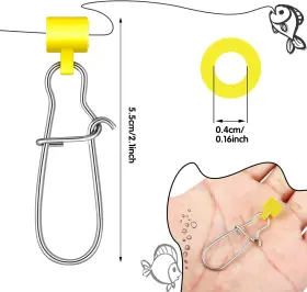 SUMIND-SINKER-VWA1010 SUMIND Fishing Line Slides Lock Clips