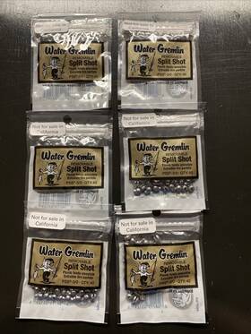 PSS-3-0 WATER GREMLIN Split Shot Sinkers